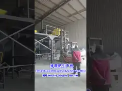 Nitrogen, phosphorus and potassium NPK fertilizer bluk blend production line cost and equipment