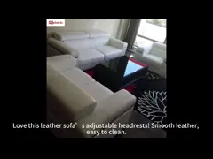 8019Luxury Genuine Leather Sofa Sets Furniture for Hotel Lobby Meeting Room