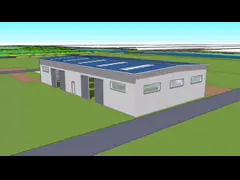 China Customizable Steel Warehouse Solutions with Diverse Paint Options for sale