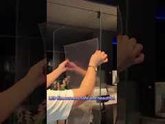 how to install the transparent screen