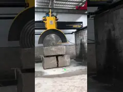 Tagliatore automatico di blocchi con gomma multipiede con diametro massimo della lama di 2800 mm e lunghezza massima di lavorazione di 3600 mm per il marmo di granito