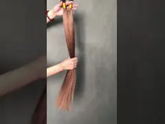 China 100% Human Hair Nano Ring Machine Pre-Bonded Straight Nano Tip Hair Extension for sale