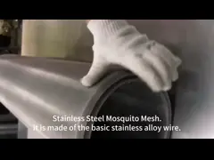 18 X 14 Mesh Stainless Steel Mosquito Mesh AISI 304 High Strength Mesh