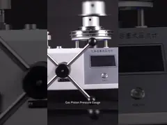 China Pressure Gauge Calibrator Providing Repeatable and Measurement Data Using Gas Medium and Wear Resistant Tungsten Carbide Piston System for sale