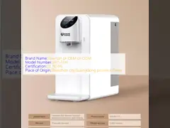 Electric Tabletop Home Water Purifier RO Bubble Hydrogen Water Dispenser 6L Water Tank