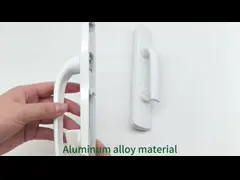 Watch: Plastic Steel Door Opening Transmission Handle Lockable Showcase