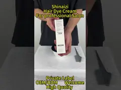 Philippines Shinaizi Hot Sale Herbal Natural Hair Dyeing Long Lasting Hair Color Cream 47 Colors for