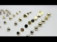 China Anti Fade Metal Rivet Buttons 10mm 20mm 15mm 12mm Rivet Buttons For Jeans for sale