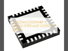 TLV320AIC3100IRHBR IC MONO/STER AUD CODEC LP 32QFN