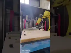 Die-cast aluminum tail bracket robotic grinding, polishing, and deburring