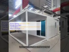 Custom Luxury Expandable Container House with Q235B/Q345B Steel Frames and 15+ Year Lifespan