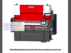 China Freno de prensa hidráulica 100T2500 Dobladora hidráulica Freno de prensa Cnc Metal Acero Dobladora Acero EHC1025 en venta