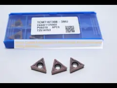 Inserti per tornitura in carburo di bronzo in qualità PV8310 per prestazioni ottimali di tornitura interna