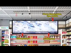 Η περικοπή 1 το /2 τέντωσε εξαιρετικά την επίδειξη LCD 32 ίντσα για τη στάση λεωφορείου με το λιμένα Rs232