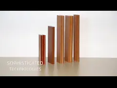 View Transfer Wood Grain Aluminium Profiles Demo
