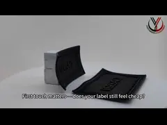 Introduce Twill Woven Fabric Heat Transfer Labels Customised With Printed Silicone Logos For You