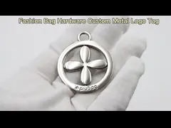 Bag Parts & Key Chain Accessories Custom Metal Label Logo Tags