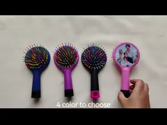 China Portable Colorful Sublimation Hair Brush Comb Blank For Custom Photo Printing for sale
