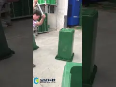 90L HDPE recycling  waste disposal management trash can garbage bin collection bins