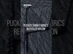 A Closer Look: 215gsm Sustainable Eco-friendly Recycled Swimwear Fabric for Durable Swimwear