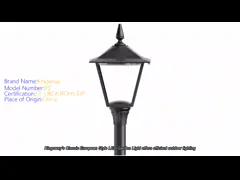 China Classic European Style LED Garden Lighting Poles Garden Lamp Post Outdoor Garden Light for sale