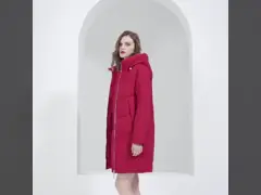 A Closer Look: All Shapes Woman Winter Coat  Versatile Down Jacket  Hide Fat With Furry Pockets