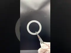 China Custom Sapphire Ring Washer – Wear-Resistant, Insulating Single-Crystal Al₂O₃ Component for sale