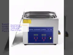 China 10L Ultrasonic Cleaner Machine with 20-80°C Heating & 40KHz Frequency for Industrial Parts Cleaning for sale