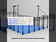 China Reliable Padel Court Supplier Latest Custom Design Indoor Professional Padel Court for sale