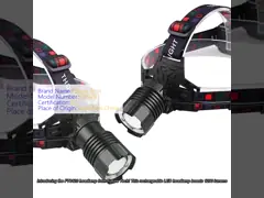 FT6120 Faretti a LED ricaricabili 1200 lumens IPX4 impermeabile per attività all'aperto