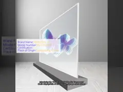 Factory Indoor OEM 55 Inch Ultra-thin Transparent OLED Screen 4k Touch Digital Display Signage OLED High Definition Desktop