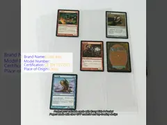 Clear Mtg 9 Pocket Pages /  Card Holder Cpp Materials Top Loading ISO