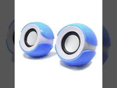 Cina Altoparlante da scrivania USB compatto con driver a 32 magneti e alimentazione USB 5V Plug-and-Play in blu e rosa in vendita