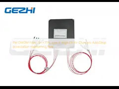 PM DWDM Filtre -5~+70°C Faible IL Haute ER pour les canaux Polarisation ajoutée/déposée pour maintenir la fibre