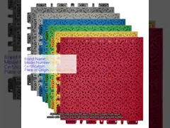 Interlocking PP Sport Floor Tiles 340x340x18mm Multi-Sport Court