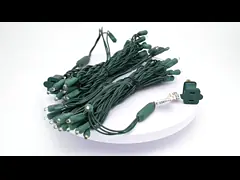 China Commercial-Grade 110V US-Style Christmas Light String With Plug-In Function For Outdoor Use, 5mm Mini LED String Lights For Holiday Trees for sale