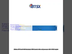 Professional 4K60 Decoder Video Wall Processor with 9 HDMI Outputs and 64x D1@30fps Decoding for Multi-Screen Display