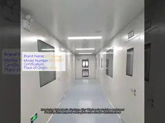 China Aluminum Alloy 5mm Tempered Safety Glass Windows For Dust Free Workshop for sale