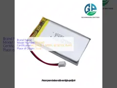 High Quality 623360 3.7v 1500mah Lithium Polymer Battery High Discharge Rate Battery 30C Max60C Rechargeable
