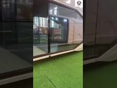 2 People Space Capsule Cabin with SPC Environmentally Friendly Wood Flooring and Bathroom Rooms