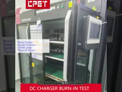 China Portable EV Charger Burn In Chamber with 240kW Feedback Power 2050*600*1900mm Volume Size and 16 bits/cabinet for sale