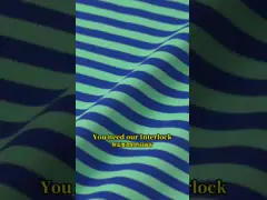 China Soft Pure Cotton Plain Weave Striped Material Fabric For Polo Shirt Skin Friendly for sale