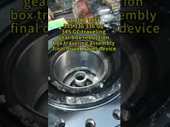 View Excavator parts 345D2 352F track drive motor, final drive 504-1673, 511-6019 main reducer Demo