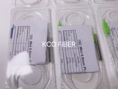 China LC SC FC Multimode Fused 1x2 Fiber Optic Splitter MM FBT Coupler for sale