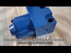 China Standard Metallurgical Equipment Hydraulic Cylinder Hard Chrome Plated Steel/Stainless Steel Telescopic For Single/Double Acting for sale