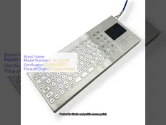 IP67 防水工業キーボード タッチパッド 2 百万 以上のキーライフサイクル