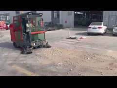 Watch: Commercial Floor Sweeper: Efficient Electric Cleaning Tool for Public Areas Showcase