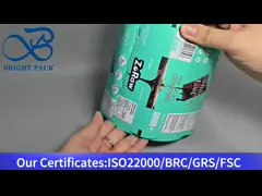 Aluminum foil composite roll film for chocolate packaging