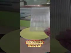 10mm clear honeycomb polycarbonate sheet