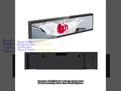 23.1 Inch Indoor Stretch Long Strip Display Screen LCD Strip Digital Shelf Display/Edge Display/Wide Panel LCD Digital Signage